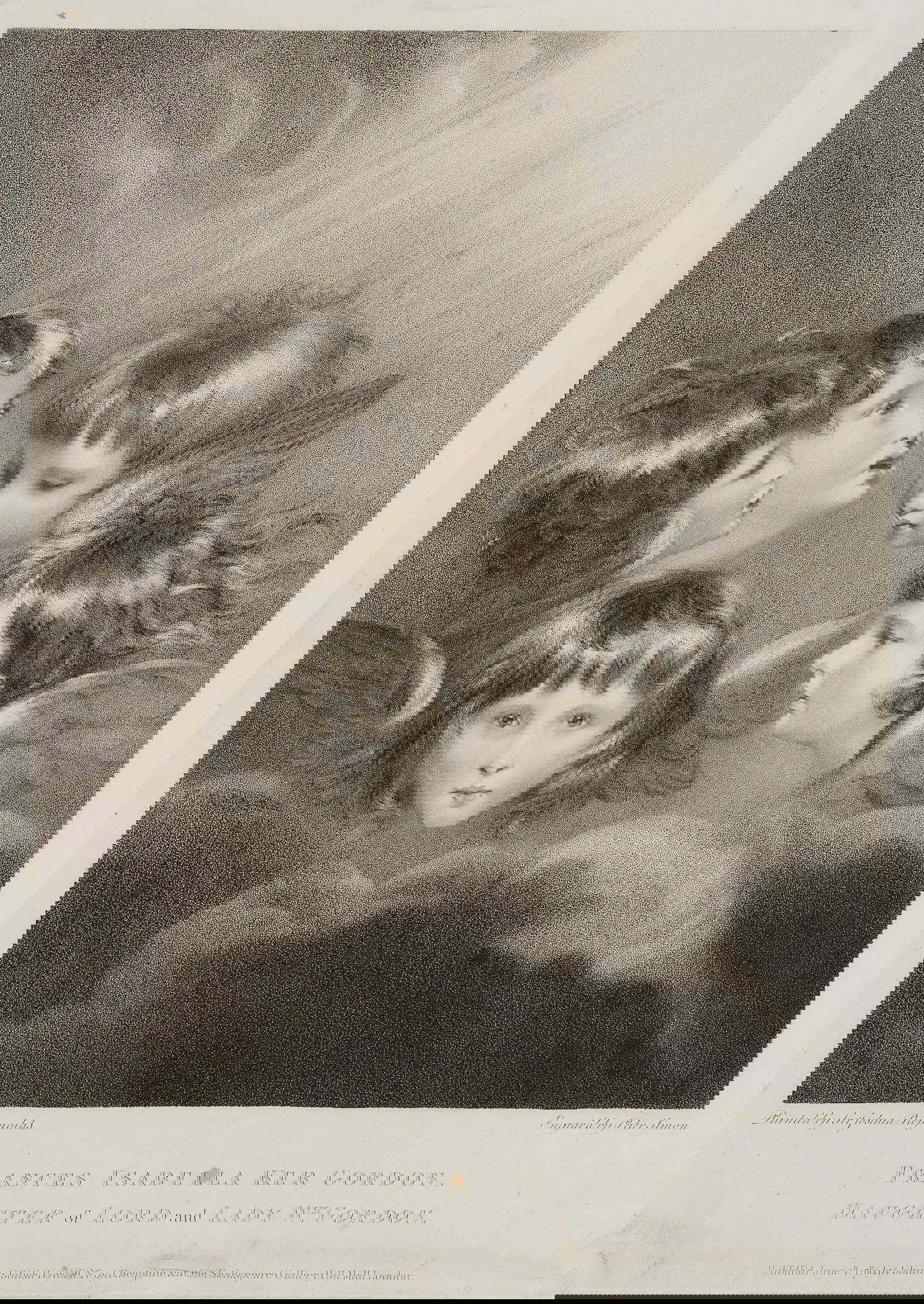 P. Simon (*1764) After Reynolds (*1723), A Child's Portrait, 1789 ...