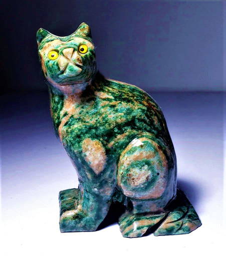 Aventurine Cat - 424.5 Grams - Sep 12, 2020 | Fantasy Jewelry in United ...