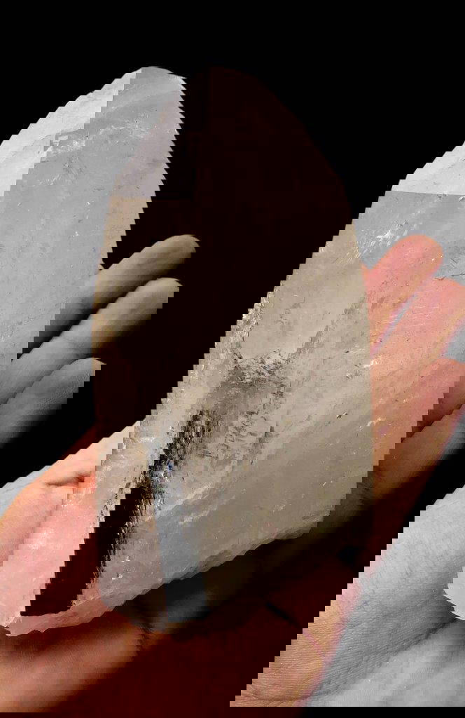 Buy 850 Grams Amazing Quartz Crystal With Black Tourmaline - 130x82x64 Mm | Fantasy Jewelry In ...