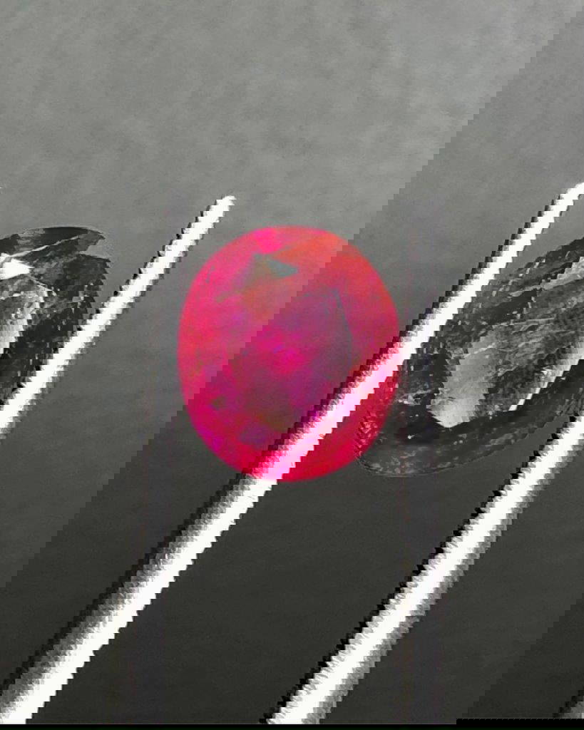 1.05 Carats Natural Red Ruby From Afghanistan - 7x6x4 Mm Auction