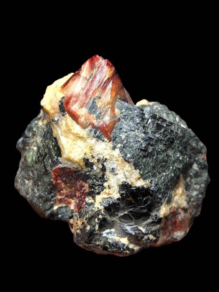 Zircon Crystal On Matrix Mineral From Skardu - 230 Grams - 60x57x45 Mm ...