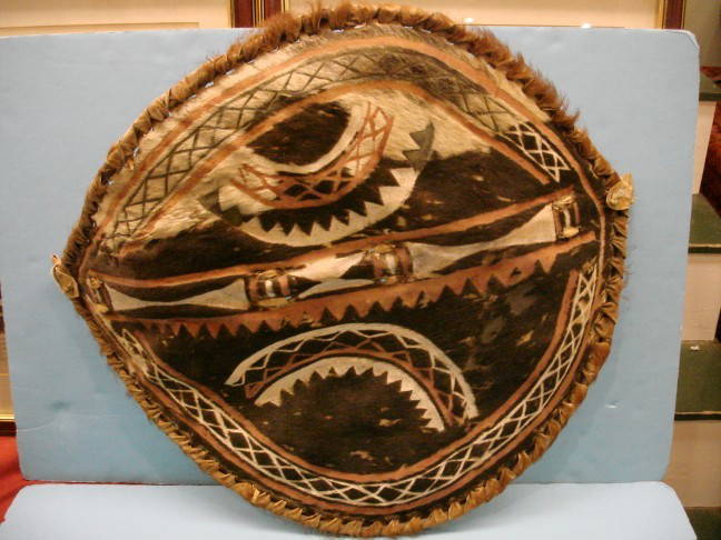 African Animal Skin Made Into Sheild