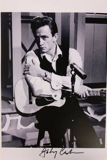 Johnny Cash Photo Autograph Signed