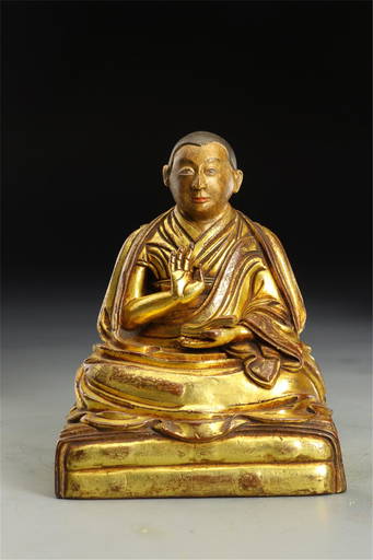 A GILT BRONZE SEATED STATUE OF MARPA - Jan 13, 2022 | Zedd's Art ...