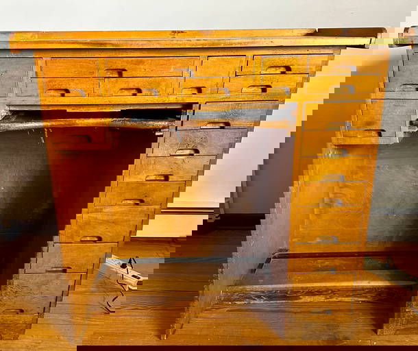 Vintage Jewelers Work Bench