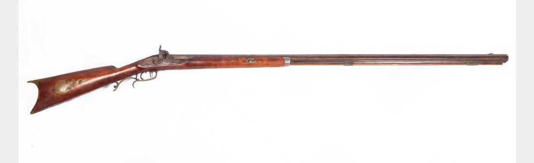 J. Henry & Son Converted Flintlock To Percussion Rifle
