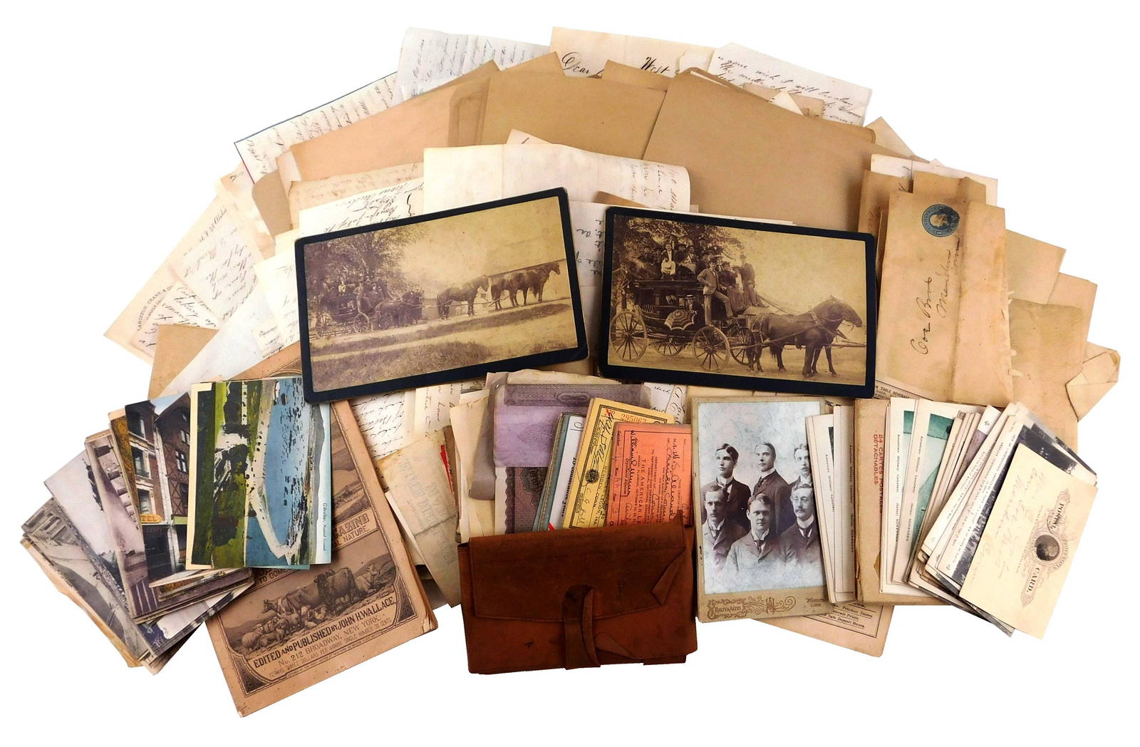 Ephemera: Family Documents Of Various Types, Including; Family ...