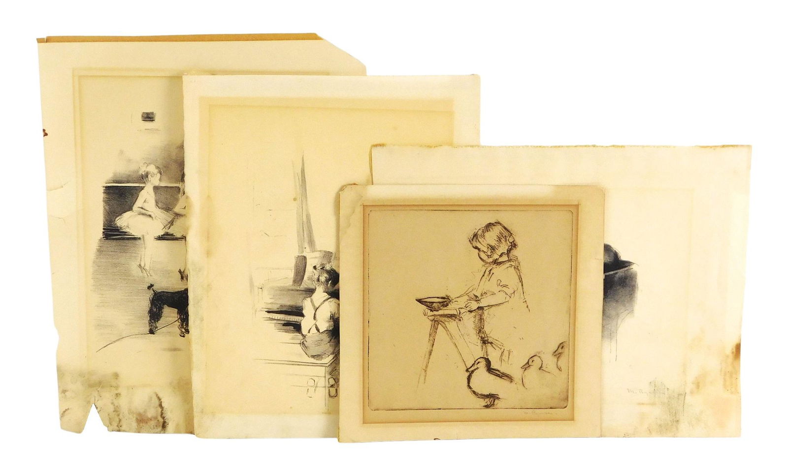 Margery Austen Ryerson (american, 1886 - 1989) Four Loose Etchings And ...