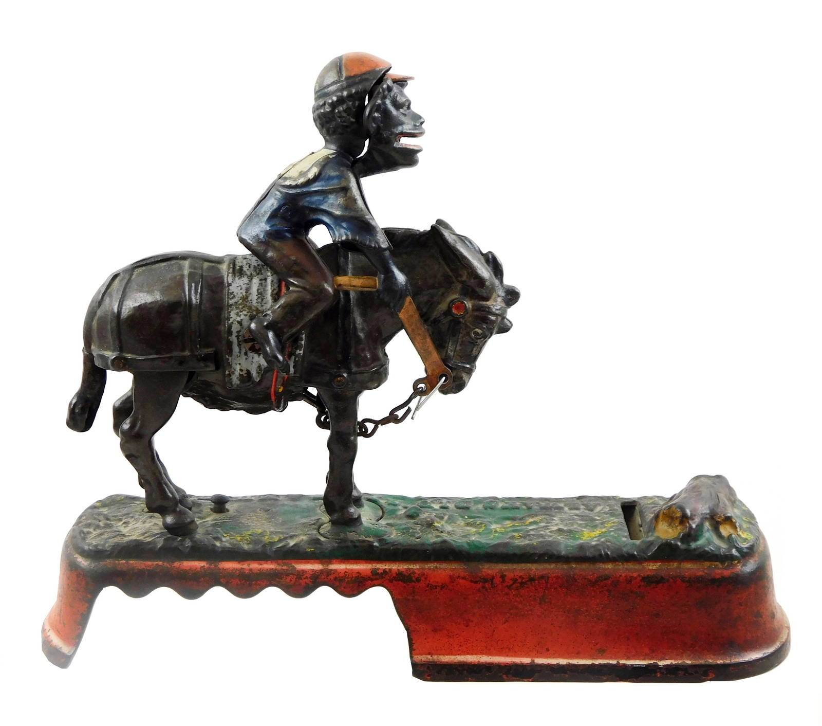 J.e. Stevens Co. Mechanical Coin Bank "always Did Spise A Mule ...