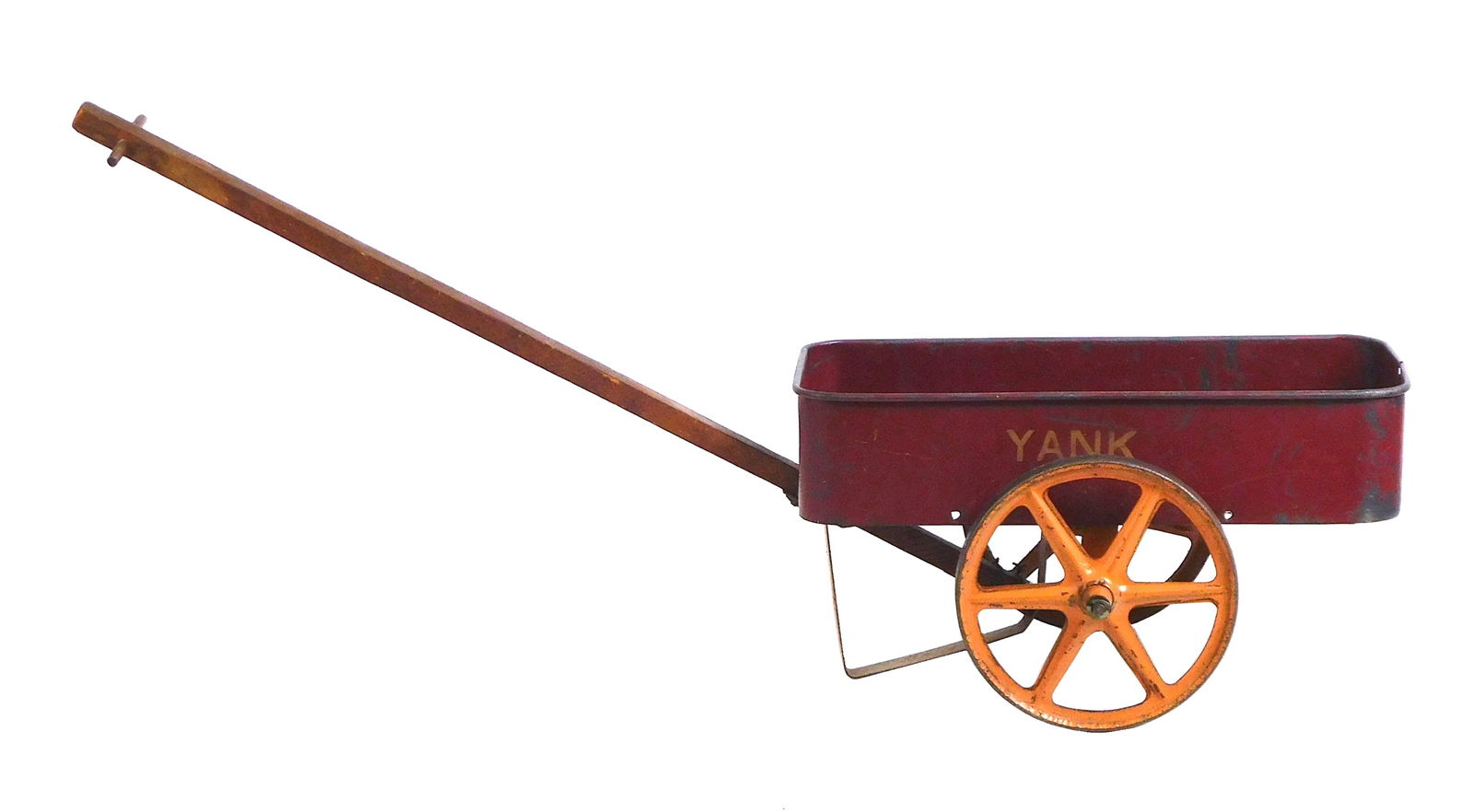 "yank" Pull Wagon Toy, American, Early To Mid 20th C., Metal Cart ...