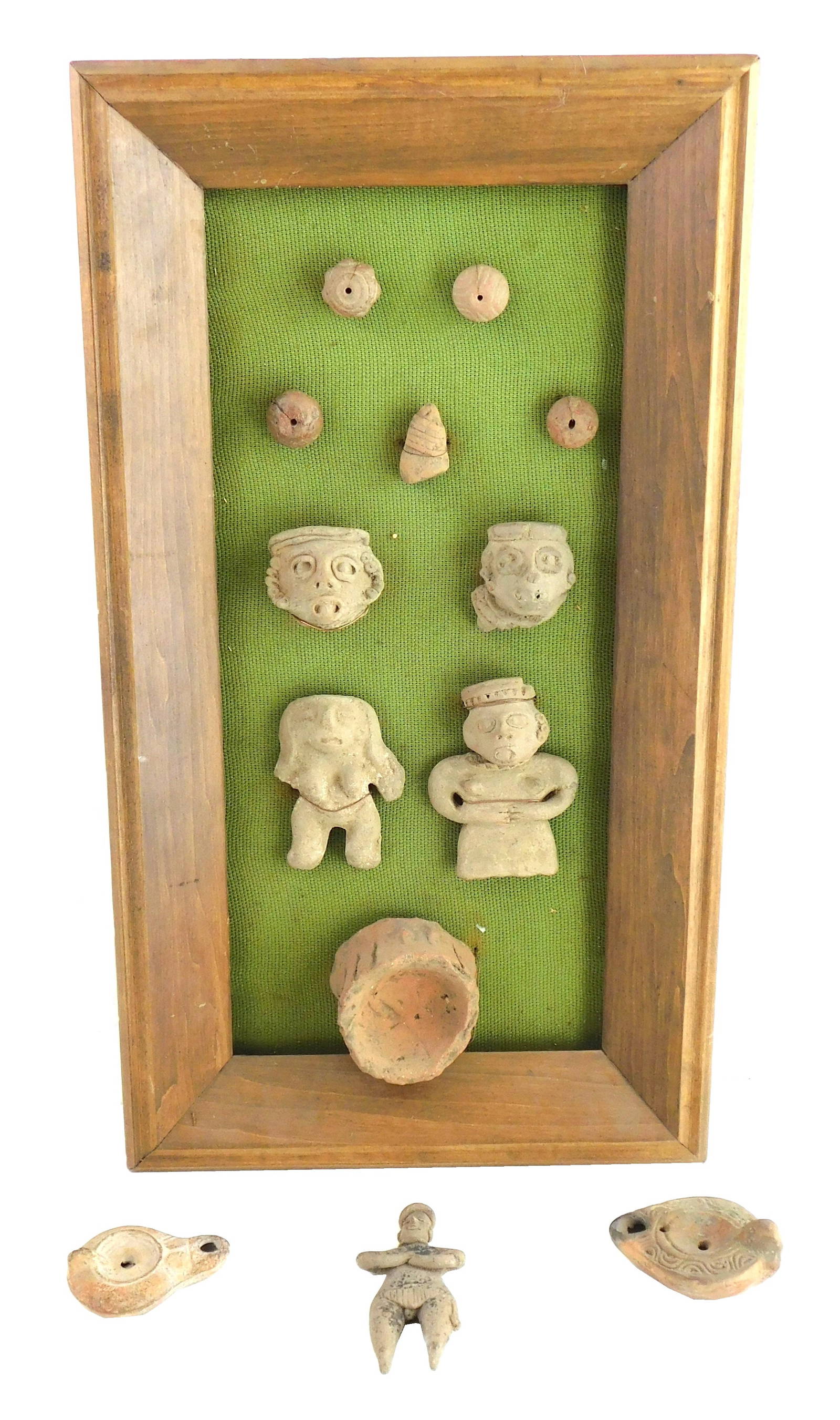 Middle Eastern Pottery, Thirteen Artifacts, All Appear Excavated ...