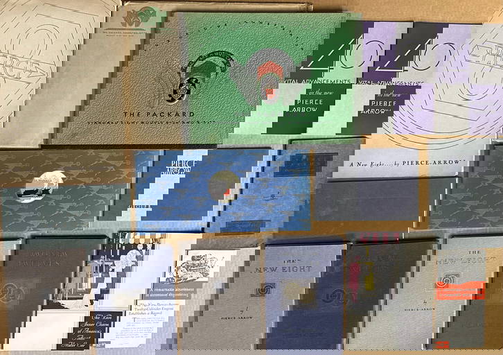 Thirteen Items Two Packard, 1929 645 And 1931 826 833 Catalogs, Two ...