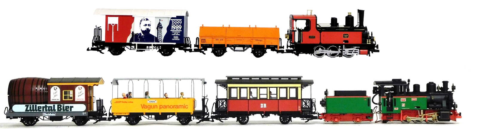 Railroad: Seven Lgb European Themed G Scale Outdoor Locomotives And ...