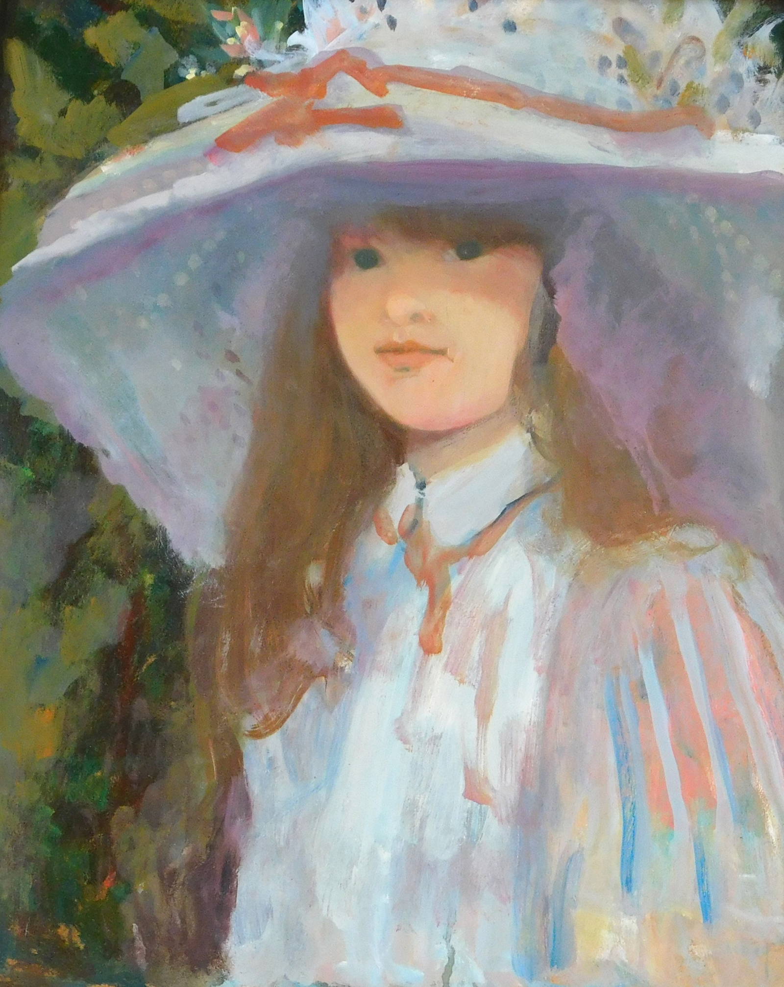 Donald Roy Purdy (american, 1924-2016), "portrait Of A Young Girl ...