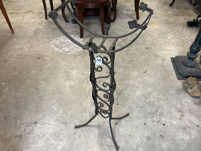 Antique Fish Bowl Stand
