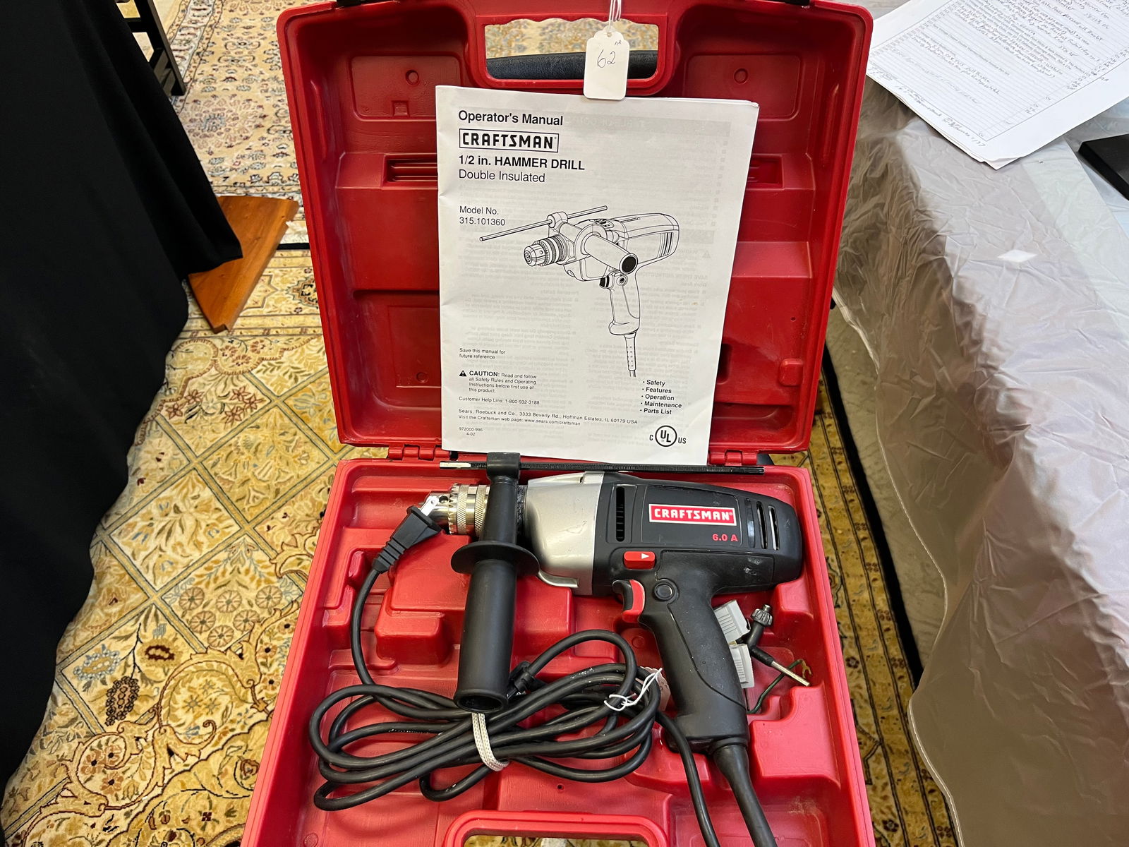 Craftsman Hammer Drill Auction