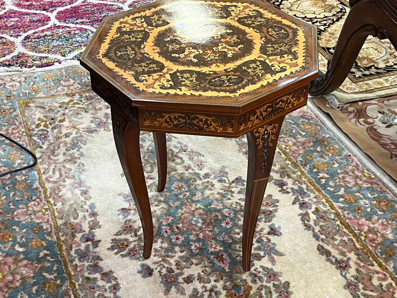 Italian Music Box Table Auction