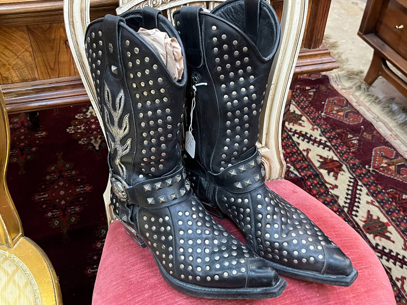 New Rock Western Boots Auction