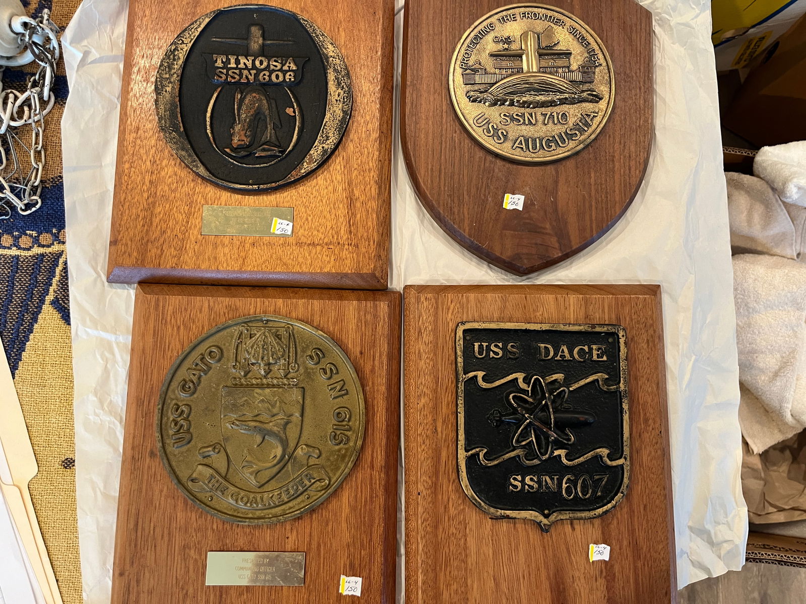 4-nautical Submarine Plaques Auction
