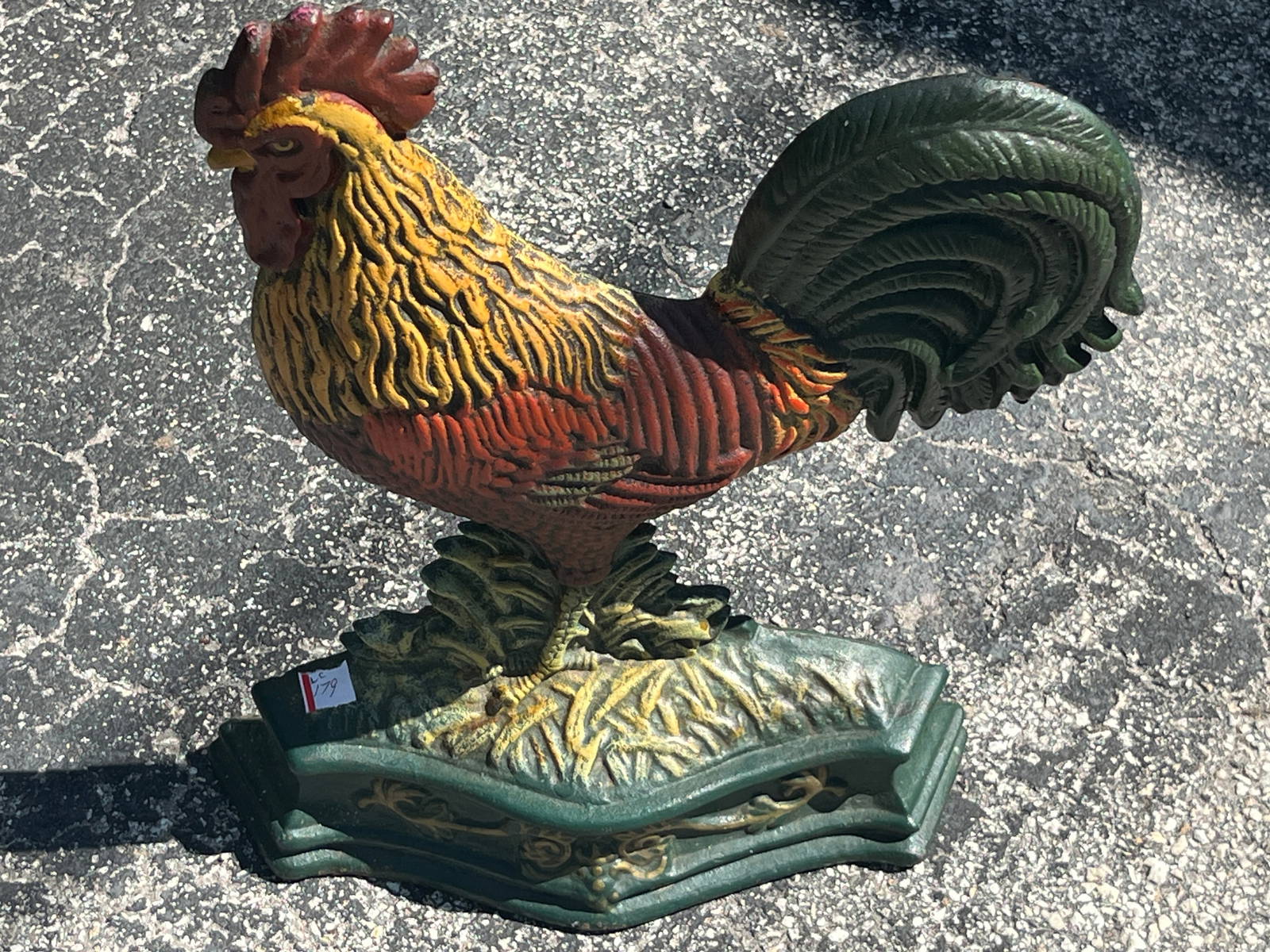 Cast Iron Rooster Auction
