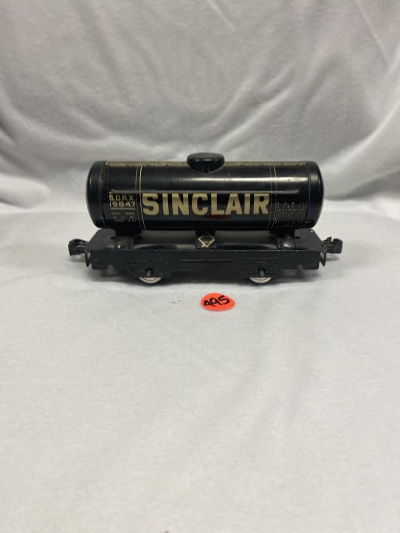 MARX Sinclair Tank Car 19847 - Aug 16, 2021 | Estate Auction Company ...