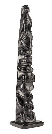 Unidentified Artist, Haida, Model Totem Pole