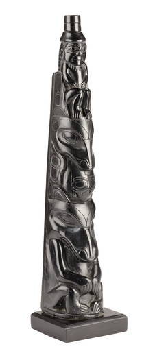 UNIDENTIFIED ARTIST, HAIDA, Model Totem Pole, c. 1890 - Dec 01, 2020 ...