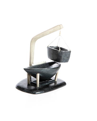 Unidentified Artist, Inuit, Model Qulliq And Cooking