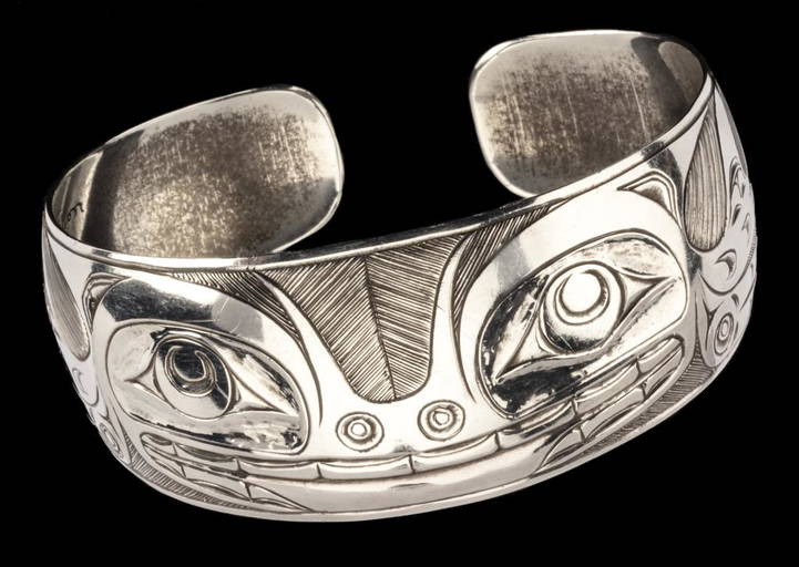 ROBERT DAVIDSON, HAIDA, Silver Frog Bracelet, 1971 - Jul 13, 2021 ...