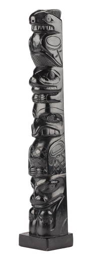 UNIDENTIFIED HAIDA ARTIST, Model Totem Pole, c. 1900-1920 - Dec 05 ...