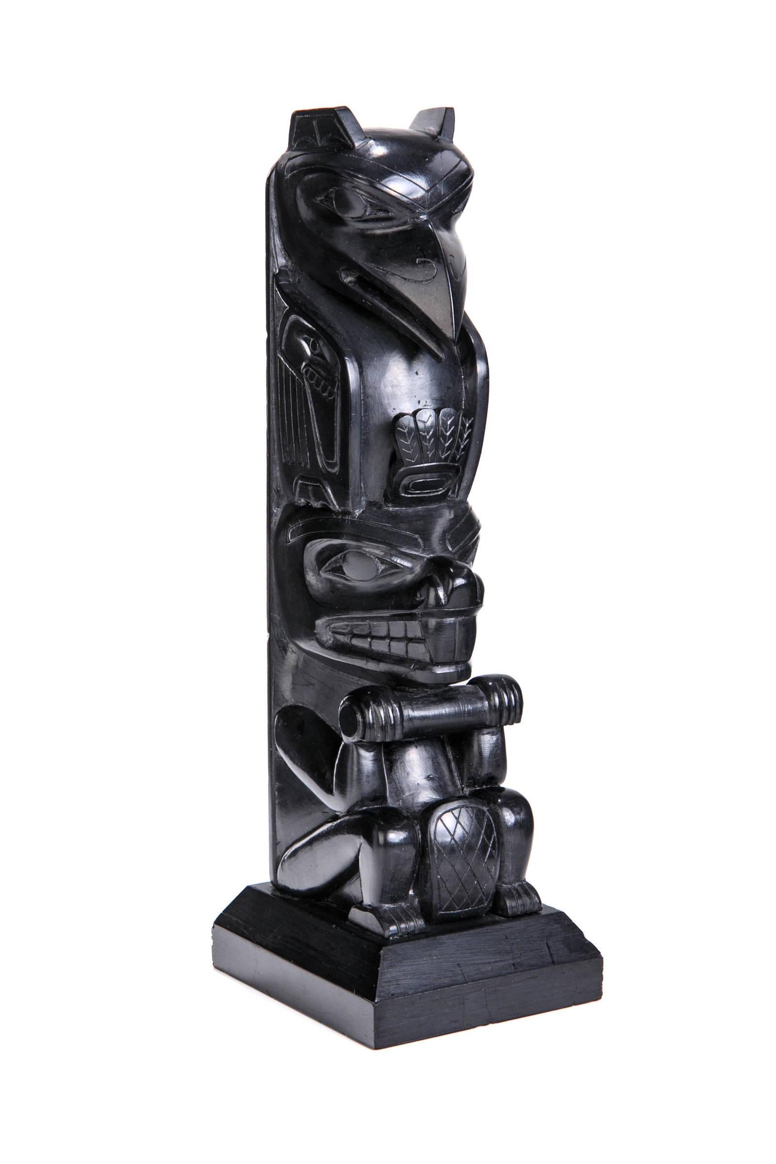 BILL STEVENS, HAIDA, Model Totem Pole, 1972 (#0105) on Mar 23, 2023 ...