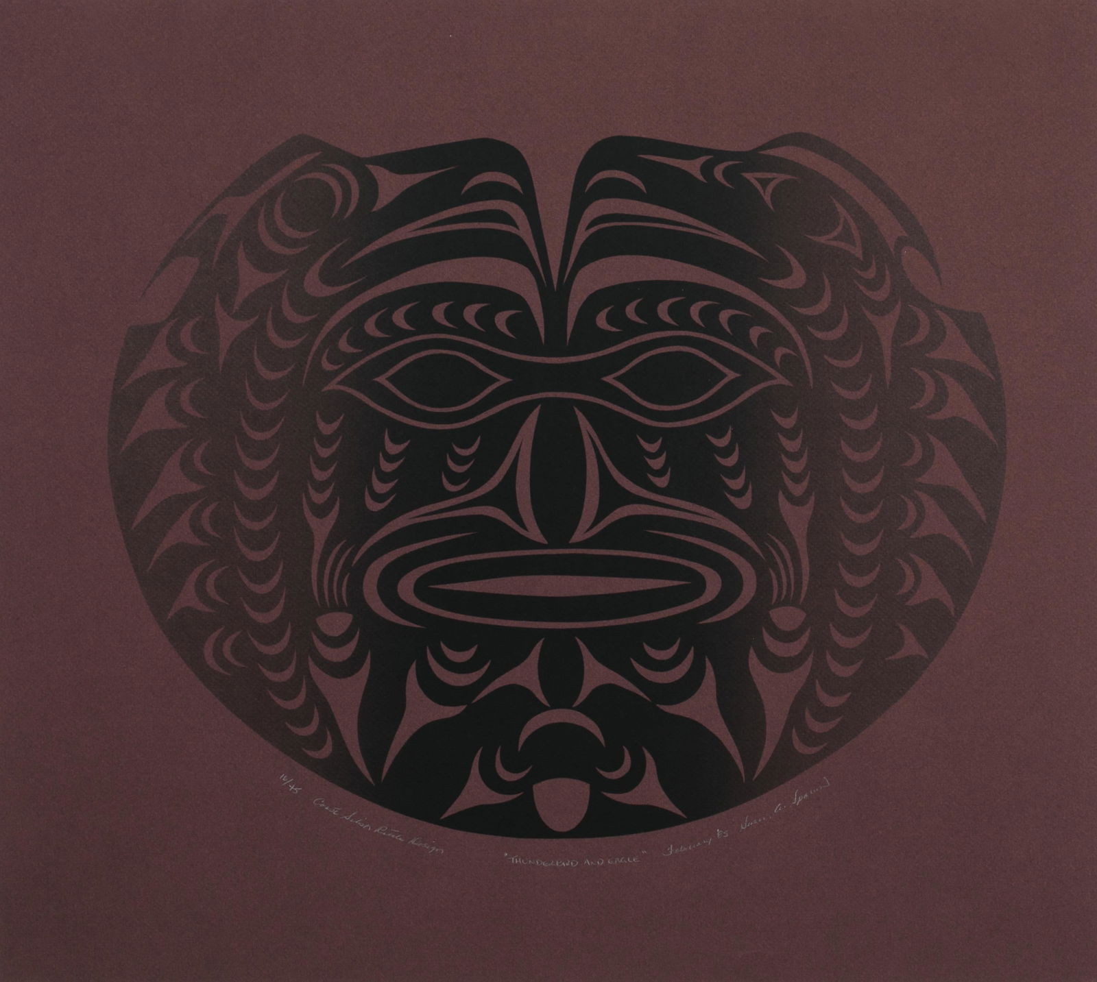 Susan Point, First Nations, Northwest Coast, Thunderbird & Eagle ...