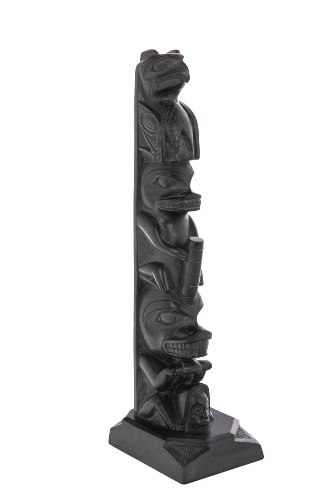 Rufus Moody, Haida, Model Totem Pole, Mid 1970s Auction
