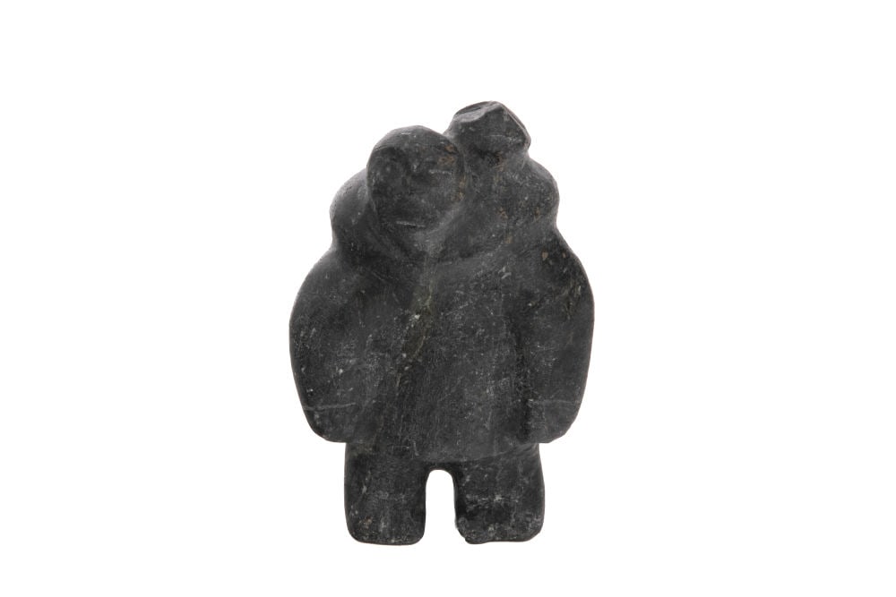 Barnabus Arnasungaaq, Inuit, Mother With Child In Her Amaut, 2000s Auction