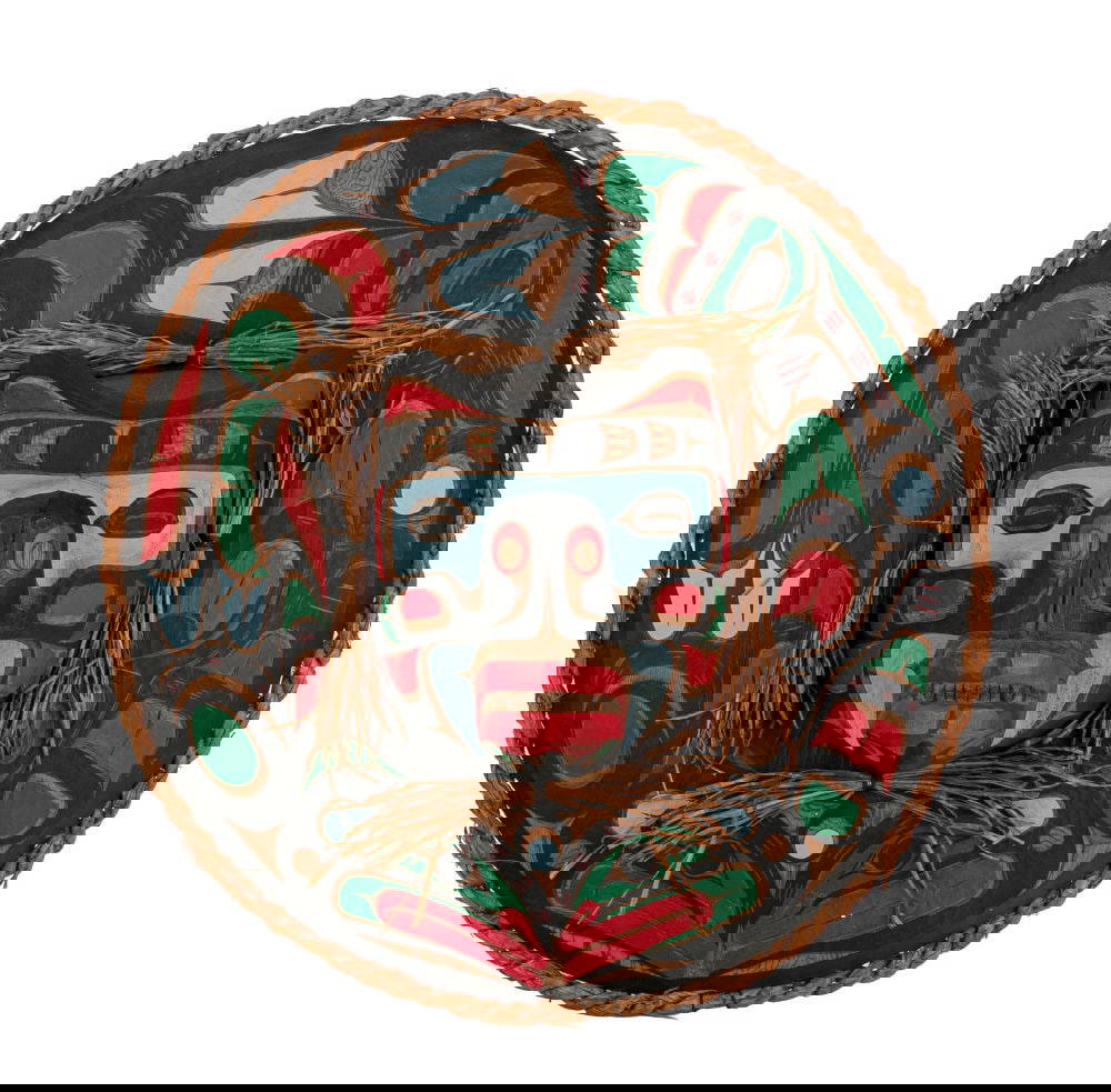 Tim Alfred & Trevor Hunt, First Nations, Sea Bear Mask With Sculpin ...