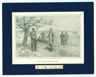 Cut Signature Of Confederate Marine Corps Office