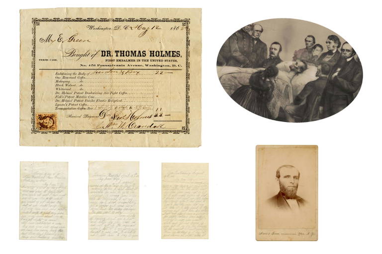 Lincoln’s Embalmer, Letter & Document Grouping (#0238) on Mar 11, 2023 ...