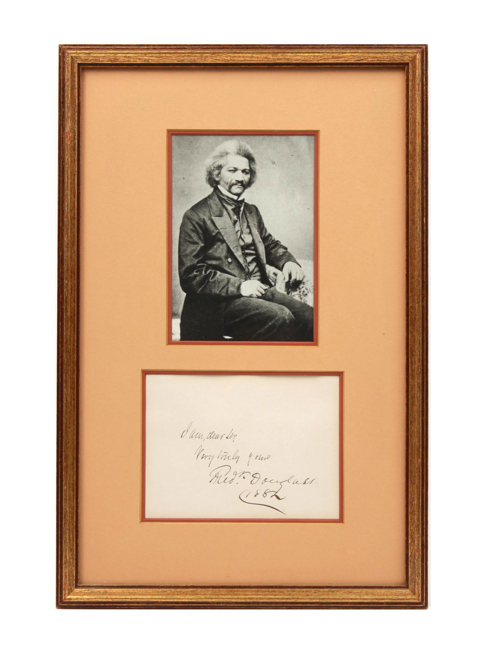 Signature of Frederick Douglass - Mar 11, 2023 | Fleischer's Auctions in OH