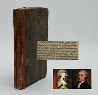 [alexander Hamilton] Revelation Of The Hamilton Reynolds Affair