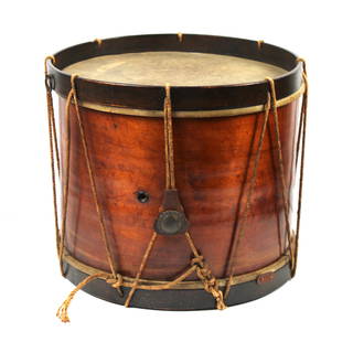 Civil War Rope And Snare Tension Drum