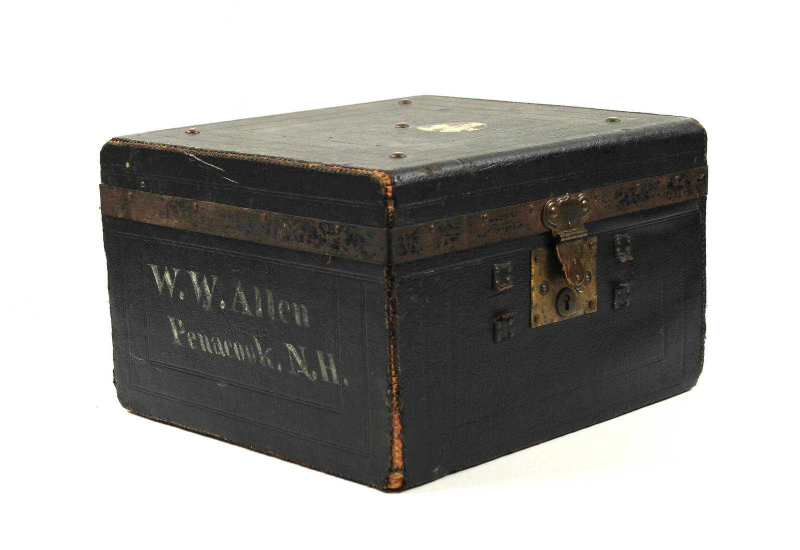 [civil War] Trunk Used By New Hampshire Soldiers Auction