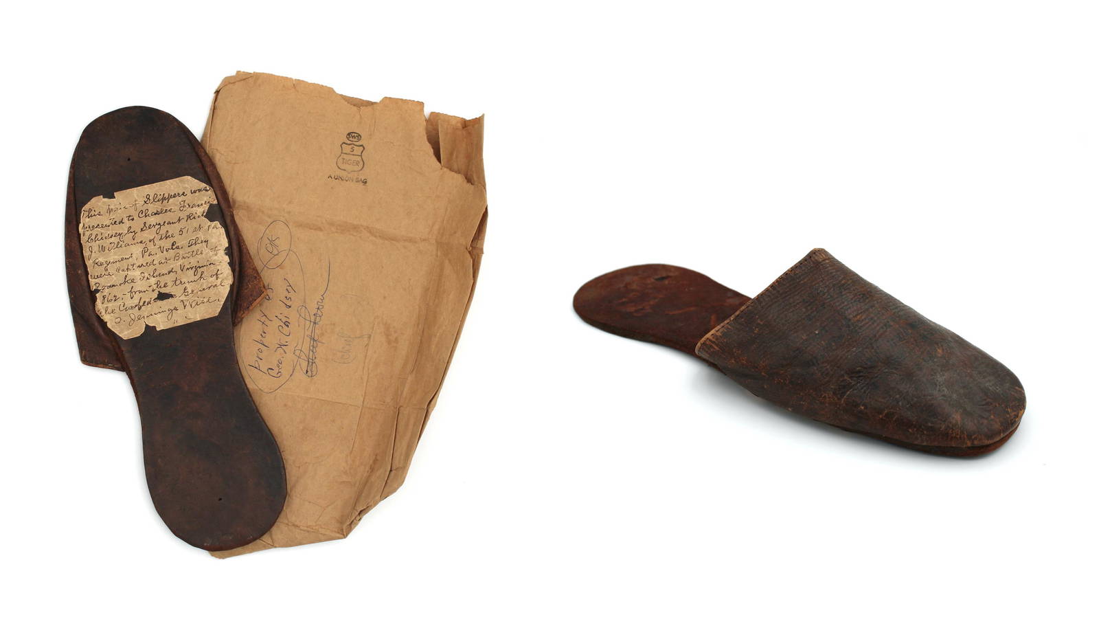 [civil War] Confederate Captured Slipper Auction