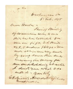 Confederate Vice President Alexander H. Letter