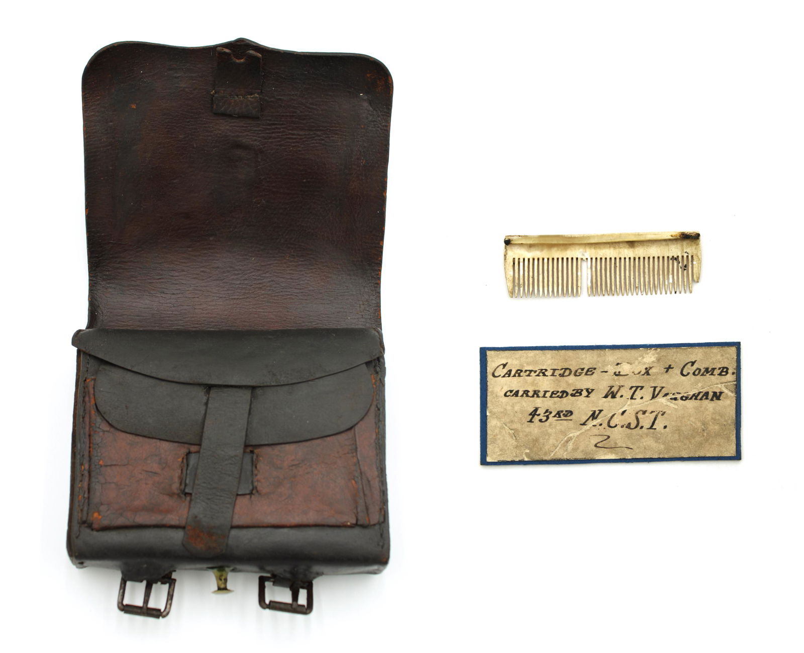 [civil War] Confederate Cartridge Box (north Carolina) Auction