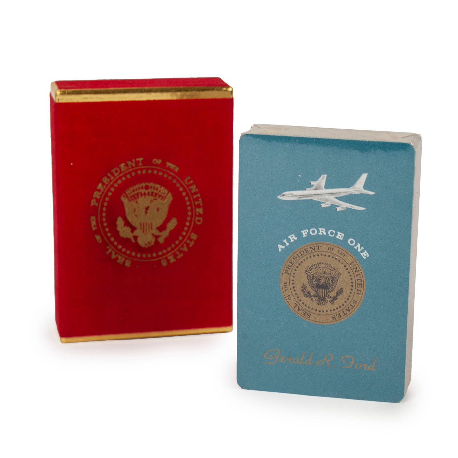 [politics]. Gerald R. Ford Air Force One Unopened Playing Cards Auction