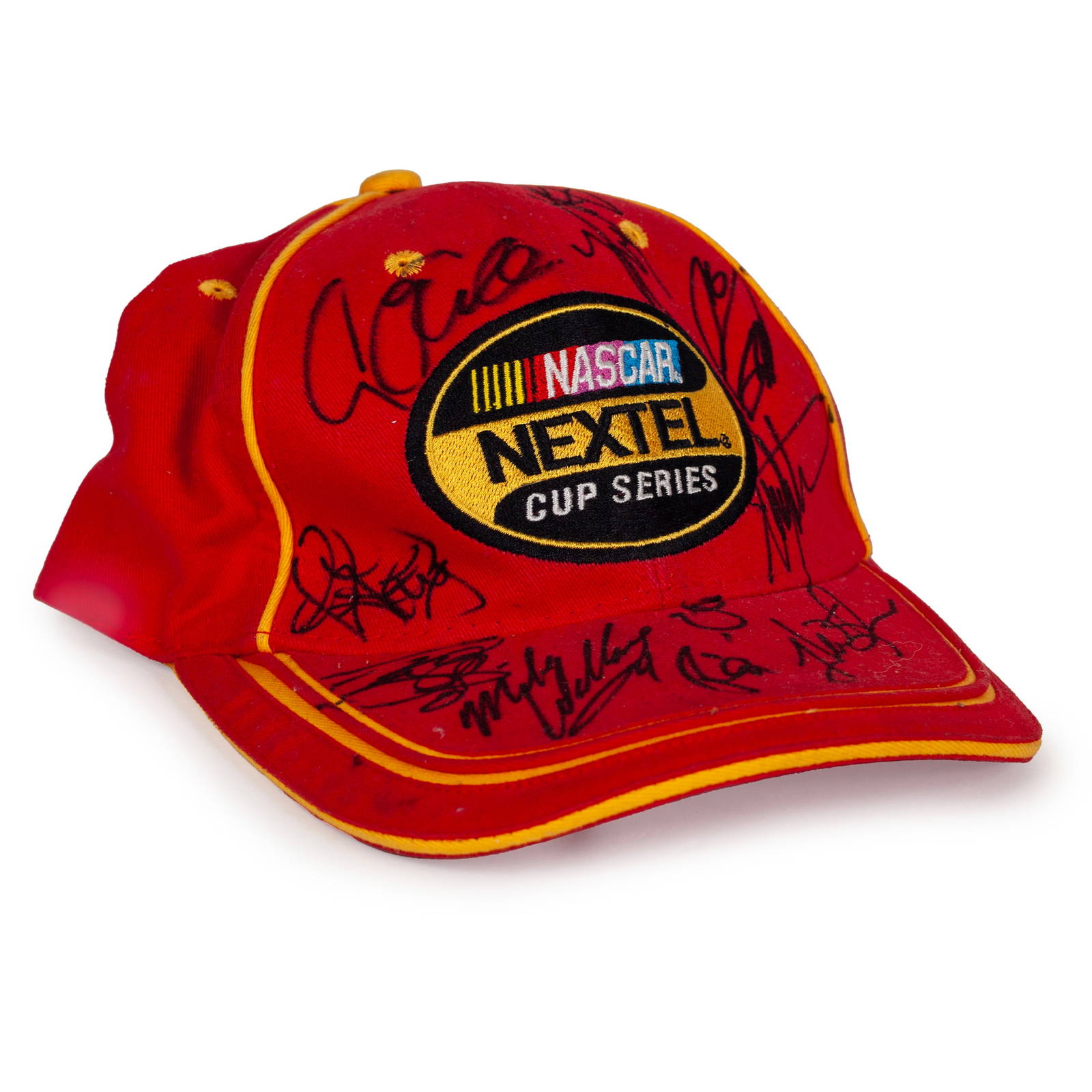 [sports]. Multi-signed Nascar Hat Auction