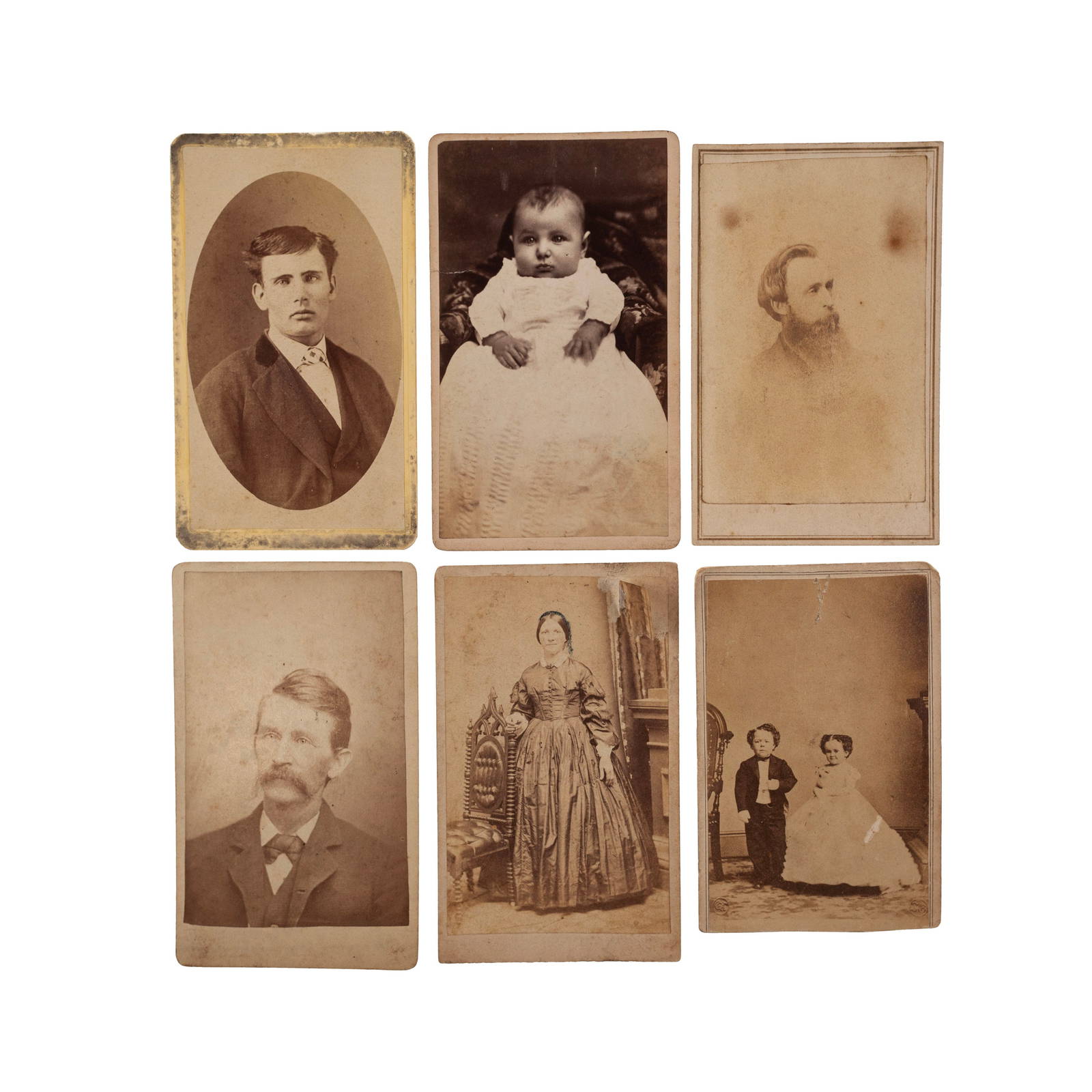 General Tom Thumb And Lavinia Warren Cdv, Plus Auction