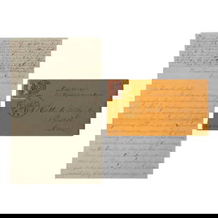 [civil War]. Letter With Graphic Content Regarding Battle Of Antietam ...