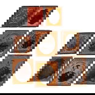 Incredible Sixth Plate Hand-tinted Ambrotype Of A Firefighter Auction