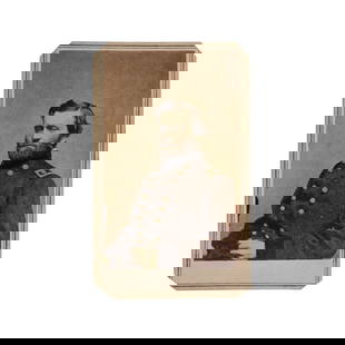 [civil War]. 7 Tintypes & Cdvs Of Union Officers, Soldiers And Sailors ...